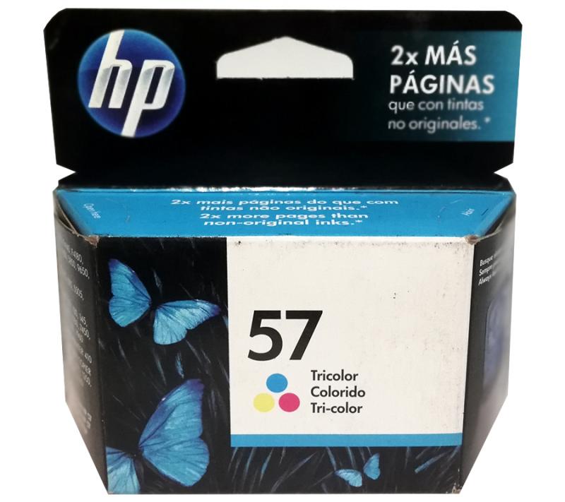Tinta Hp c6657al 57 triColor 5550 2100 psc2110 6110